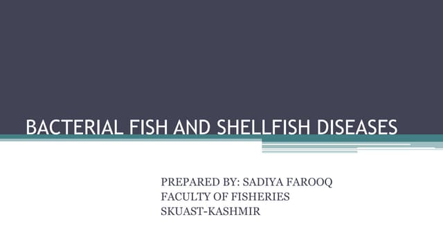 FUNGAL_DISEASES in fishes and the effect. | PPT | Chemistry | Science