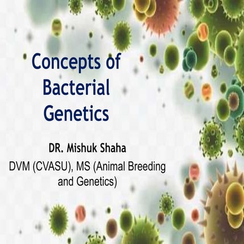 Bacterial genetics | PPT