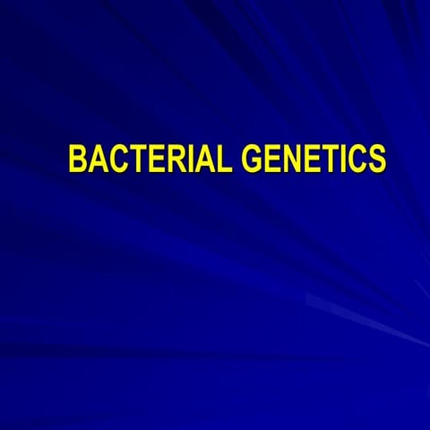 BACTERIAL GENETICS.ppt