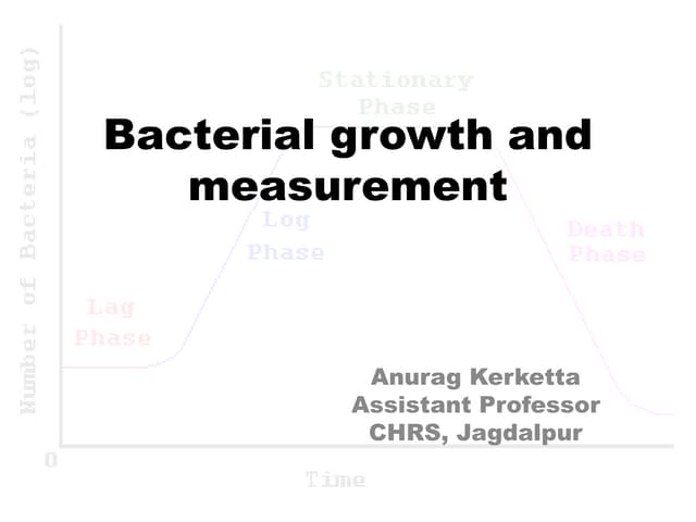Bacterial growth curves | PPTX