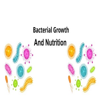Bacterial Growth.pptx growth of bacteria | PPTX
