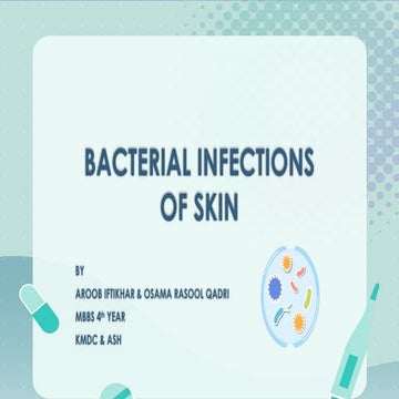 Bacterial Infections of skin-1.pptx...... | PPTX