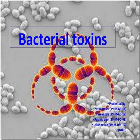 Bacterial toxins | PPTX