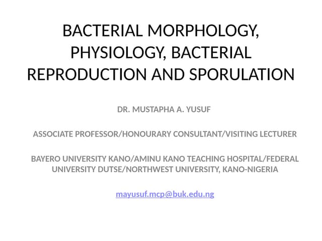 Reproduction In Bacteria Pptx