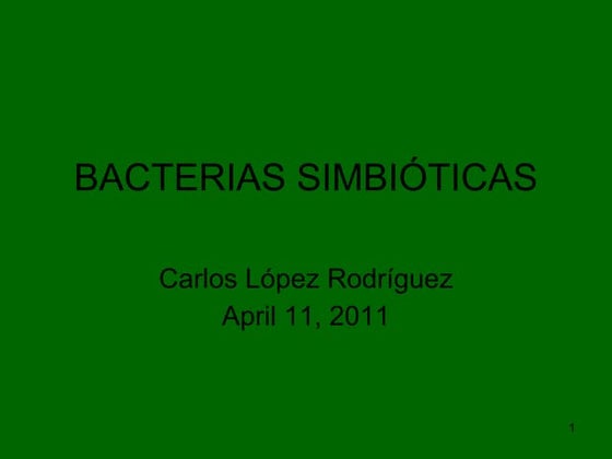 Bacterias simbiótica | PPT