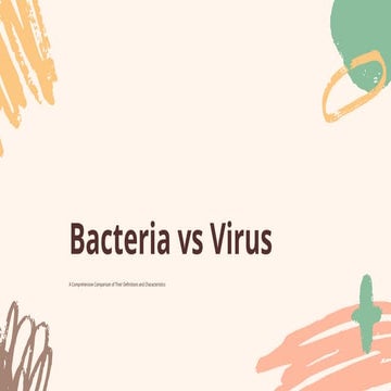 Bacteria and Virus Introduction for A Level | PPTX