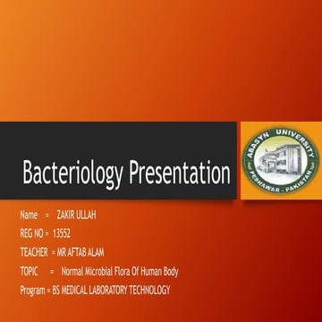 Normal flora | PPT