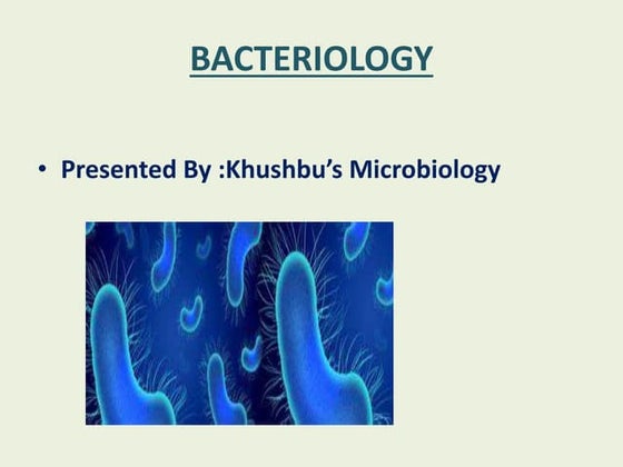 Bergey's Manual of systematic bacteriology | PPT