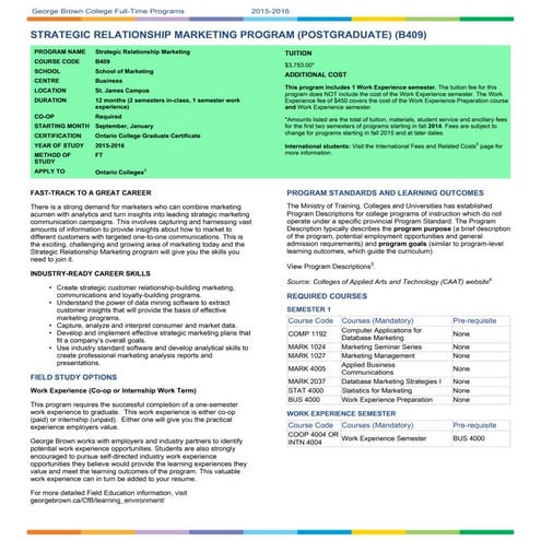 Strategic Relationship Marketing | PDF | College Planning | College ...
