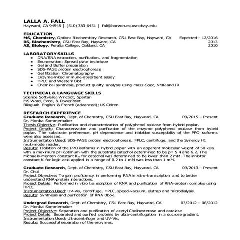 Lalla A. Fall Resume-2 | DOCX
