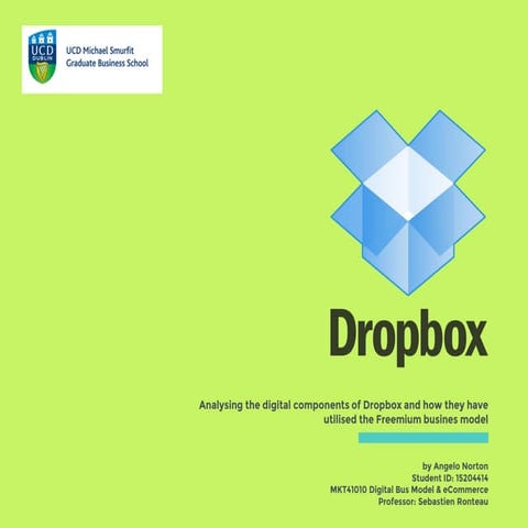 DropboxDigitalModelAngeloNortonFINALpdf | PDF | Computing | Technology & Computing