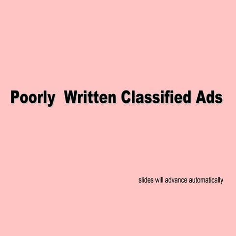 Bad ads | PPT