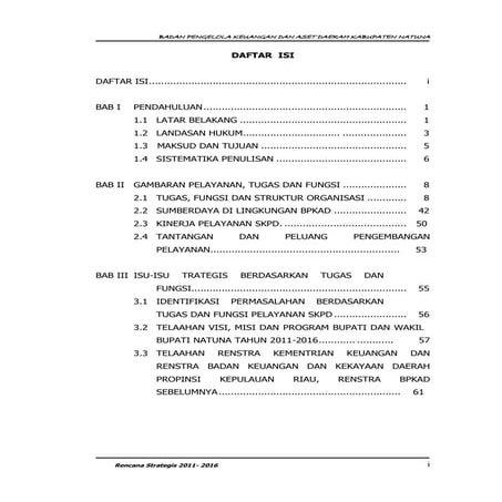 Badan pengelola keuangan dan aset daerah natuna | PDF