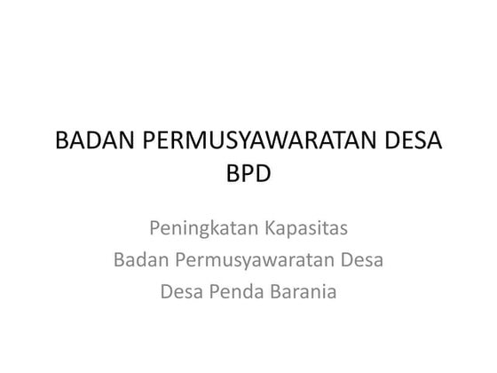Power point bpd | PPTX