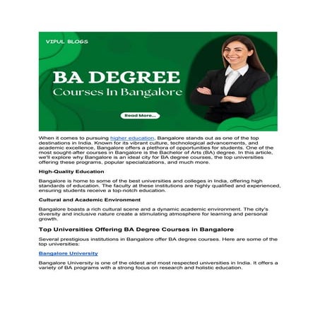 BA Degree Courses In Bangalore,Karnataka.pdf