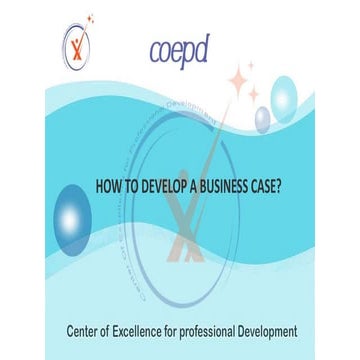 HOW TO DEVELOP A BUSINESS CASE? | PPT