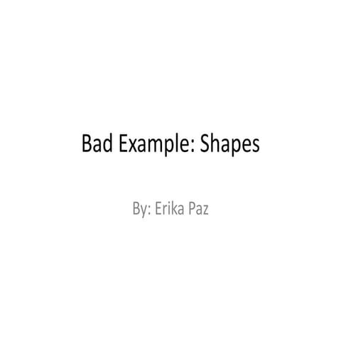 Bad example | PPTX