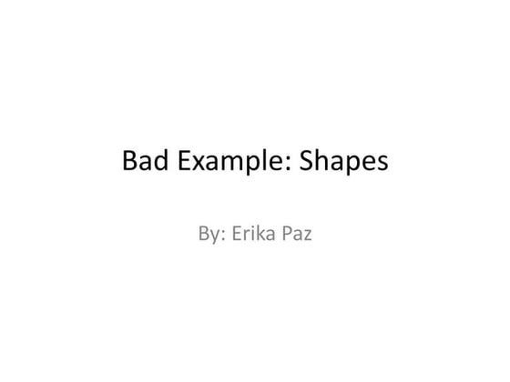 Good example | PPT