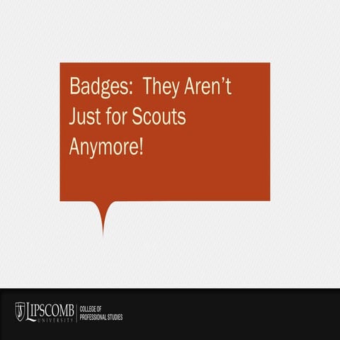 Lipscomb University Badges | PPT