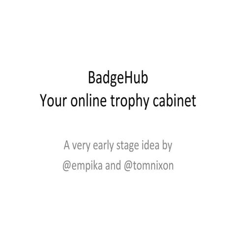 Badge hub | PPT
