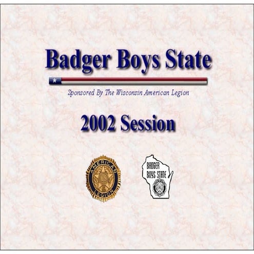Badger Boys State 2002 Session in Review | PDF