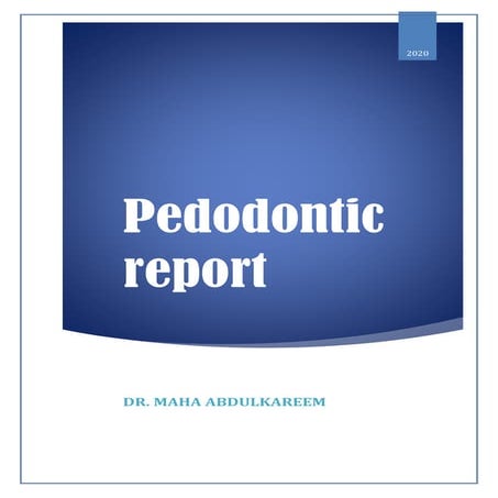 Bad habit report (pedo) | PDF