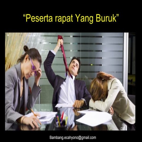 Bad meeting behavior | PPS