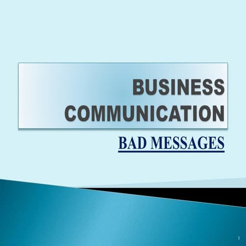 Bad messages | PPTX