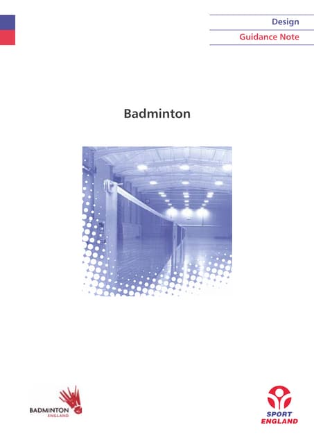 Badminton design-guide-dec-2011 | PDF | Badminton | Sports