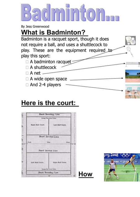 History of badminton | PPT