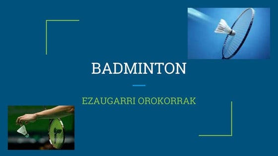 Badminton | PPT