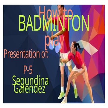 Badminton is a fast-paced racket sport that can be played either ...
