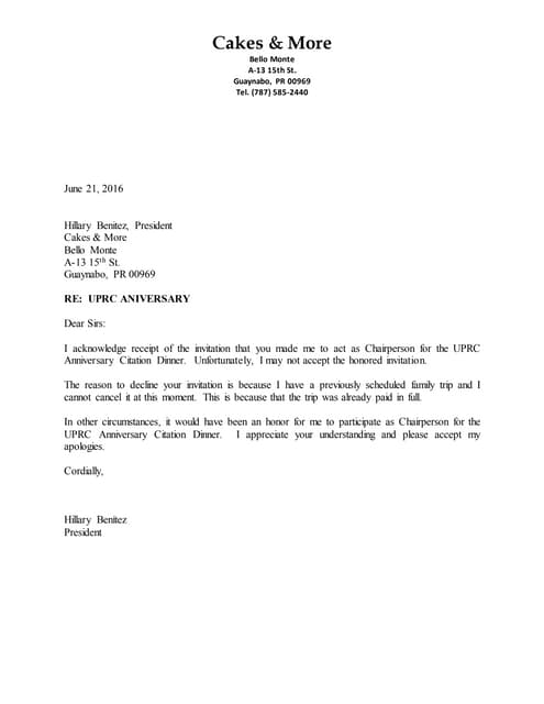 Chief guest letter | PDF