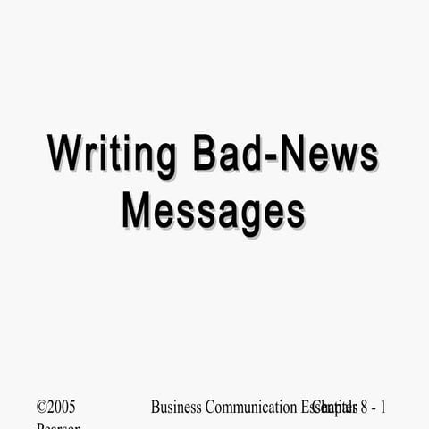 Badnews messages | PPT