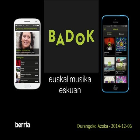 Badok-en aplikazioaren aurkezpena Durangoko Azokan | PDF