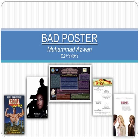 Bad poster | PPTX
