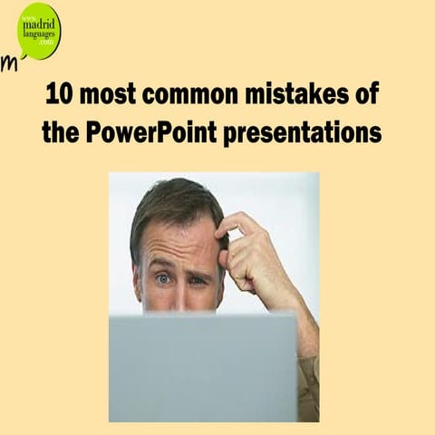 10 most common PPT mistakes students make | PPS