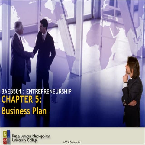 BAEB510 Chapter 5: Business Plan | PPT