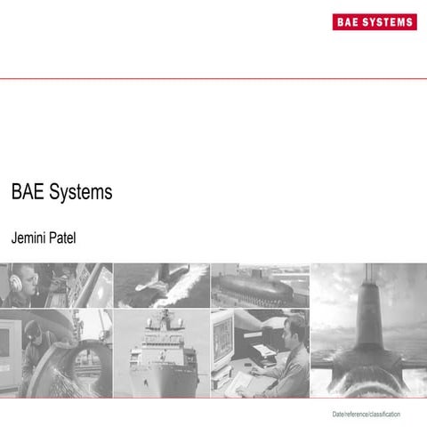 Bae presentation jemini patel | PPT