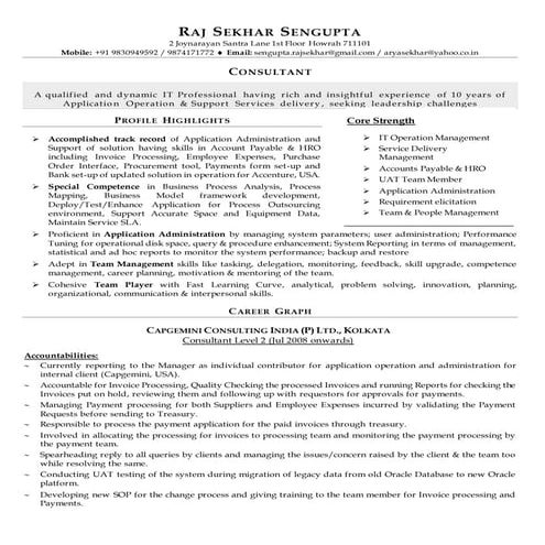 Raj Sekhar Sengupta - Resume -Final - Copy | DOCX
