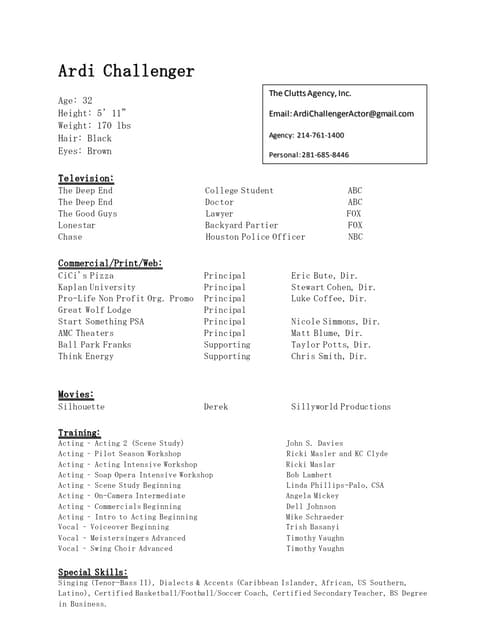 Ardi Challenger presentations