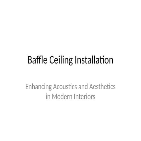 Baffle_Ceiling_Installation.pptx________ | PPT
