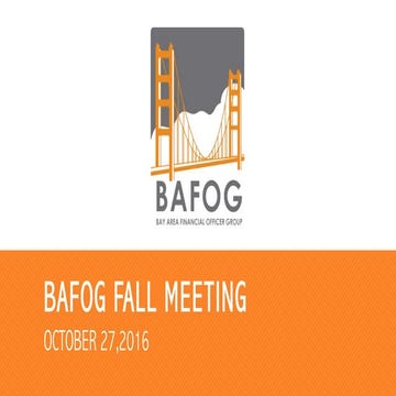 BAFOG Meeting Slides 10/27/16 | PPT