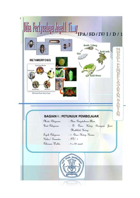 MODUL AJAR SIKLUS MAKHLUK HIDUP KELAS 3.docx