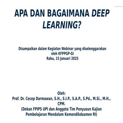 bagaimana-deep-learning dalam pembelajaran | PDF