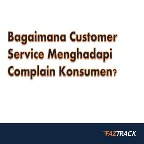 Complaint management process | PPTX
