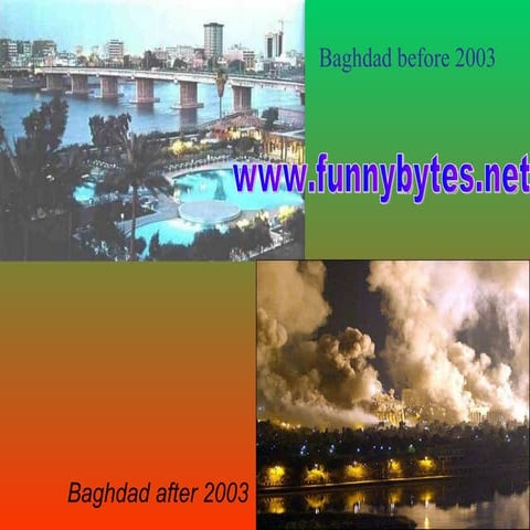 Baghdad Before And After War | PPS