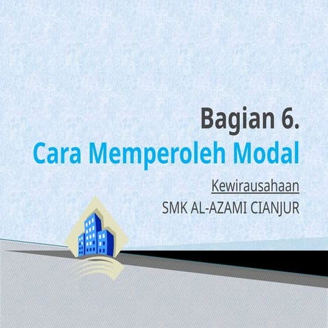 bagian-6-cara-memperoleh-modal.pptxXXXXX | PPTX