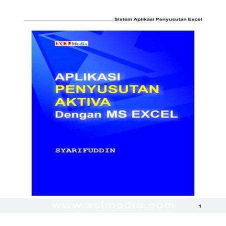 Aplikasi Penyusutan Aktiva dg Excel Bagian 1 | PDF