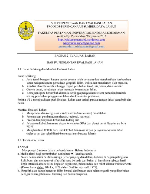 EVALUASI KESESUAIAN LAHAN MATERI 4.pptx